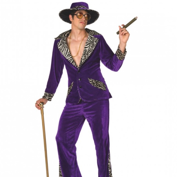 living fiction | Other | Living Fiction Purple Pimp Costume Nwtxl ...